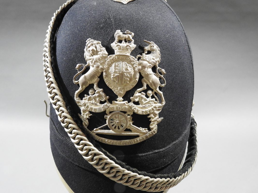 Midlothian Coast Artillery Officer’s Blue Cloth Helmet – Michael D Long ...