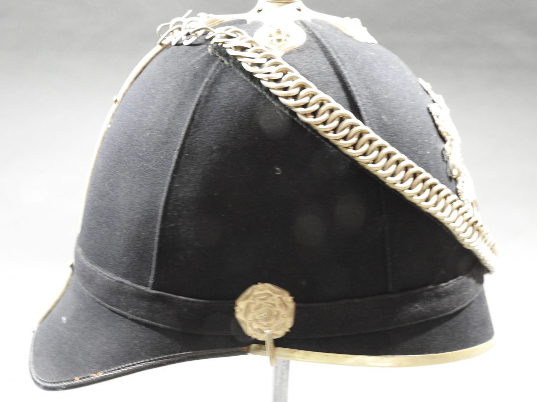 Midlothian Coast Artillery Officer’s Blue Cloth Helmet – Michael D Long ...