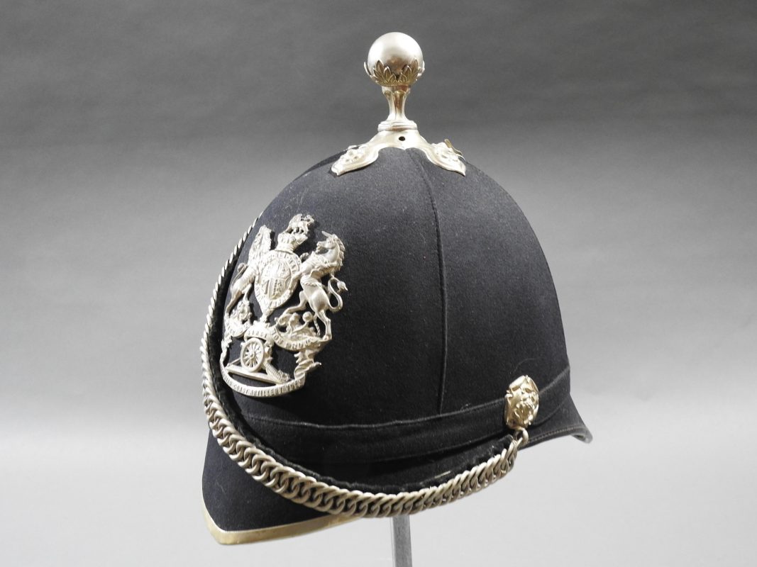 Midlothian Coast Artillery Officer’s Blue Cloth Helmet – Michael D Long ...