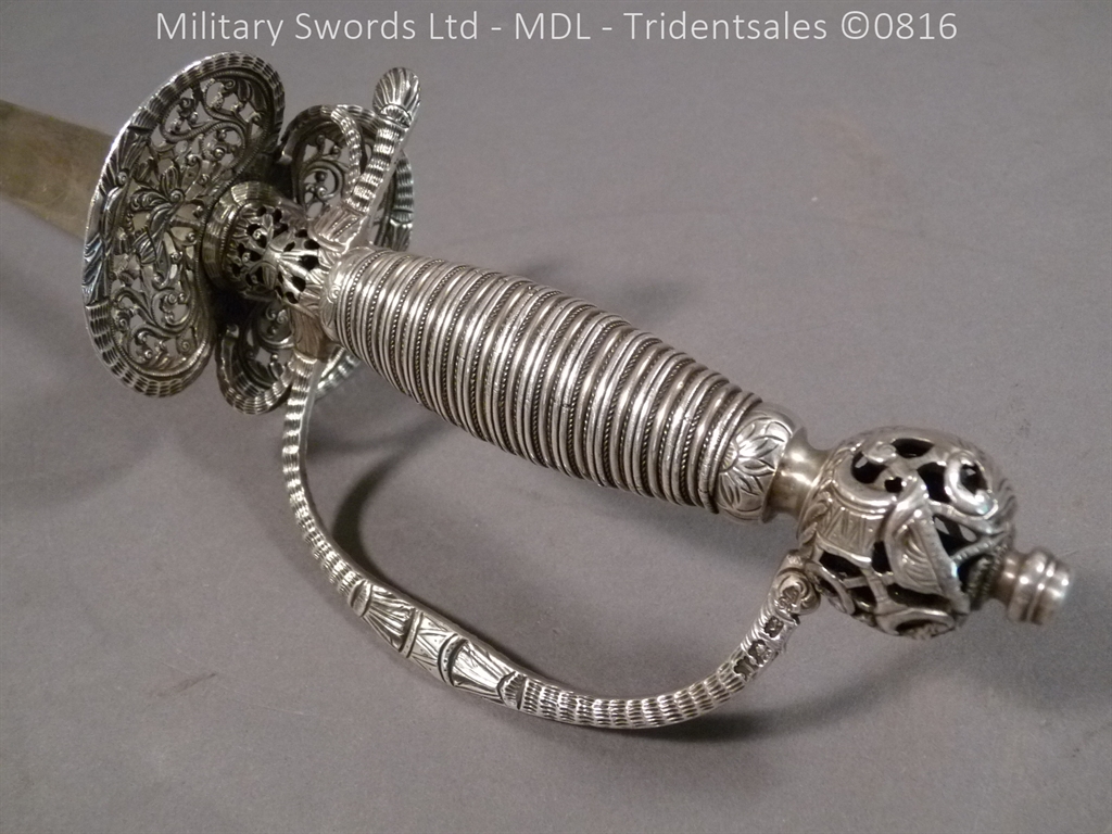 Silver Hilted English 18th Century Sword – Michael D Long Ltd | Antique ...