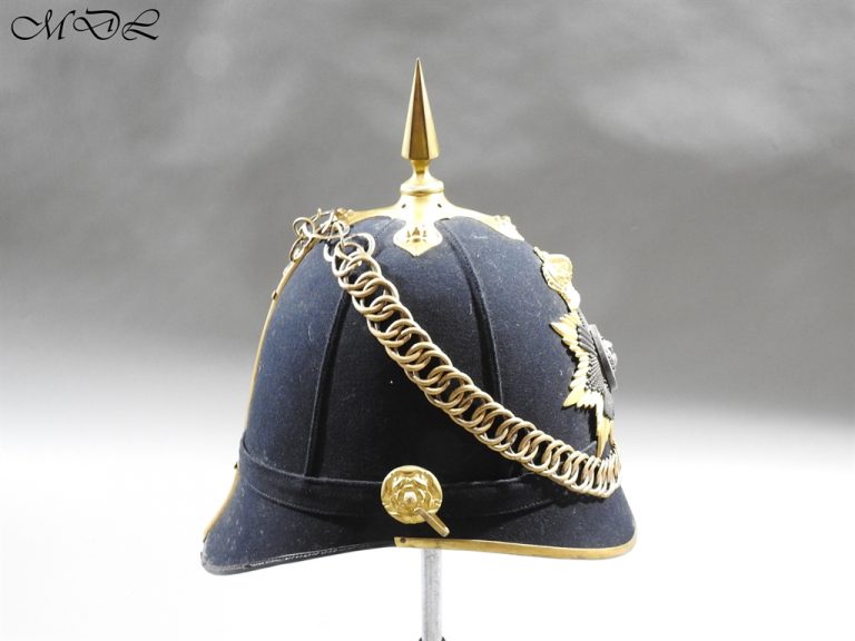 Royal Scots Victorian Blue Cloth Helmet – Michael D Long Ltd | Antique ...
