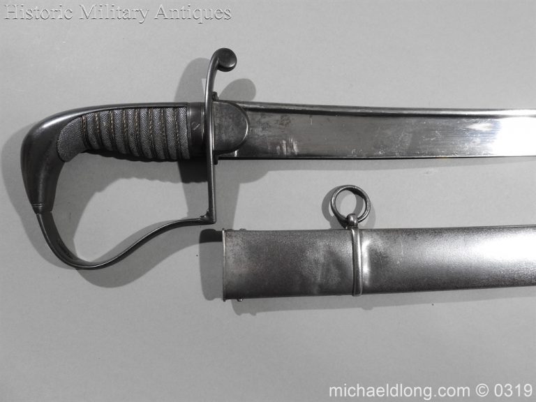 1796 British Officer’s Light Cavalry Pipe back Sword – Michael D Long ...