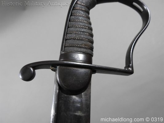 1796 British Officer’s Light Cavalry Pipe back Sword – Michael D Long ...
