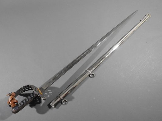 British 1887 Heavy Cavalry Sword – 2nd Baron Monk Bretton – Michael D ...