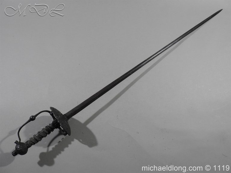 English Cup Hilt Rapier c 1630 – Michael D Long Ltd | Antique Arms & Armour