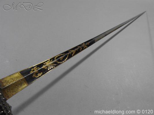 English Blue and Gilt Small Sword by Jeffery c 1780 – Michael D Long ...