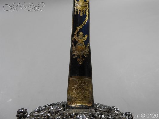English Blue and Gilt Small Sword by Jeffery c 1780 – Michael D Long ...