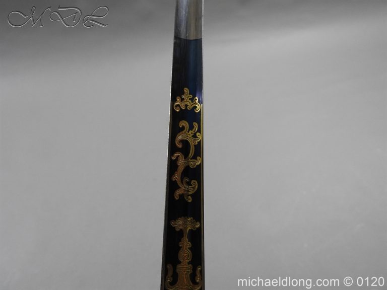English Blue and Gilt Small Sword by Jeffery c 1780 – Michael D Long ...