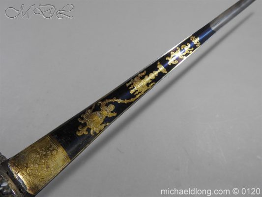 English Blue and Gilt Small Sword by Jeffery c 1780 – Michael D Long ...