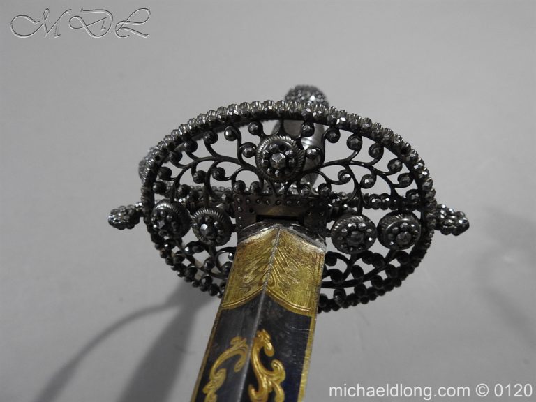 English Blue and Gilt Small Sword by Jeffery c 1780 – Michael D Long ...