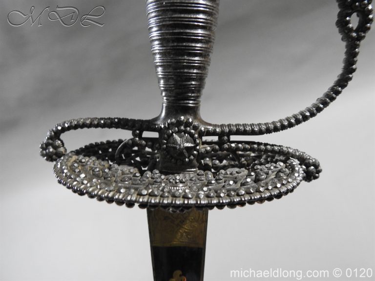 English Blue and Gilt Small Sword by Jeffery c 1780 – Michael D Long ...