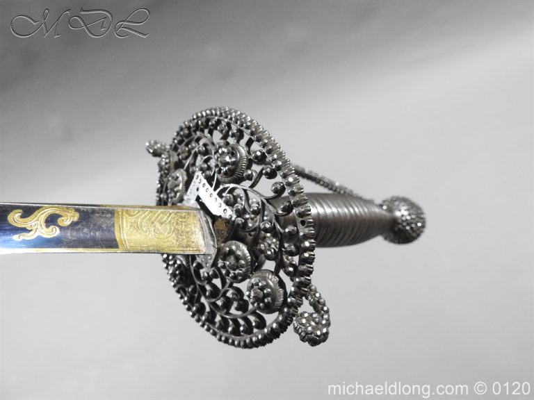 English Blue and Gilt Small Sword by Jeffery c 1780 – Michael D Long ...