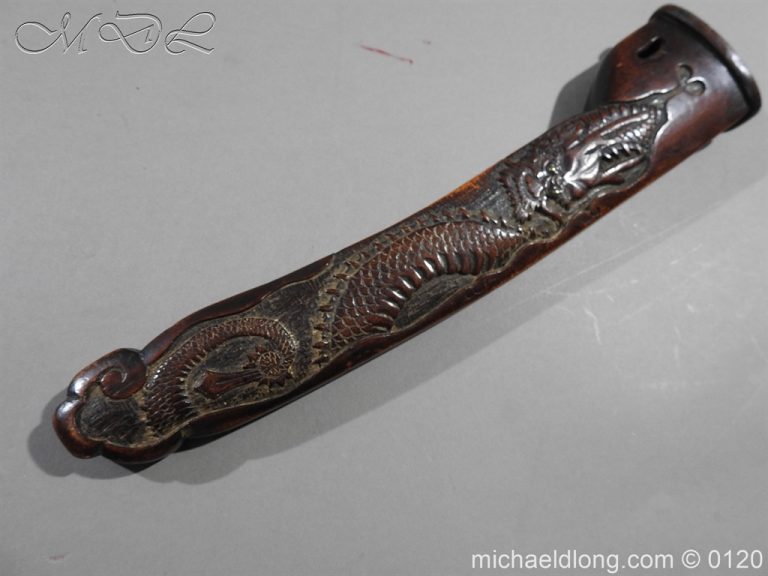 Japanese Tanto in Curved Wood Mounts – Michael D Long Ltd | Antique ...