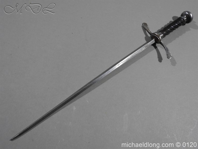 Italian Stiletto Dagger – Michael D Long Ltd | Antique Arms & Armour