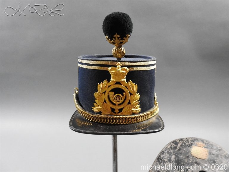 90th Light Infantry Officer’s Shako – Michael D Long Ltd | Antique Arms ...