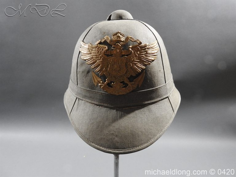 Imperial German Naval Tropical Helmet – Michael D Long Ltd | Antique ...