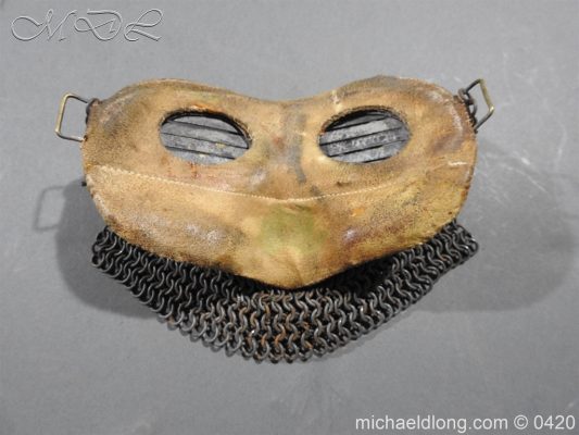 British WW1 Tank Crew Splatter Mask – Michael D Long Ltd | Antique Arms ...