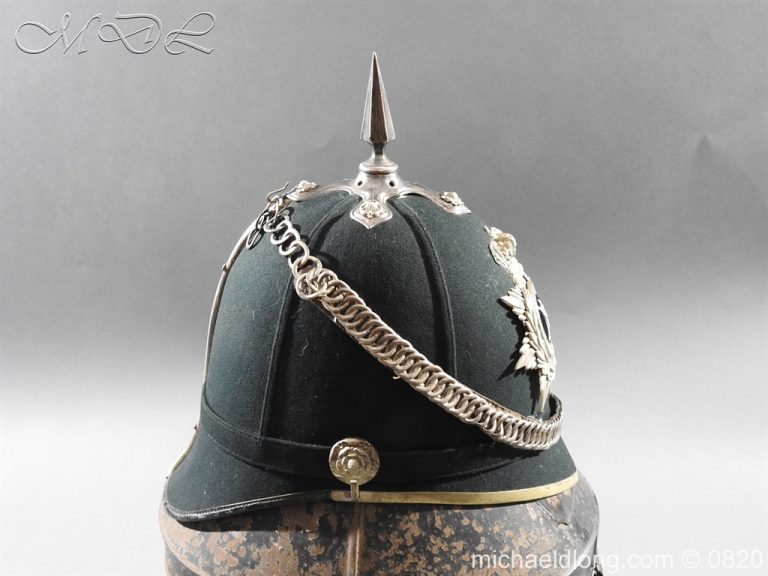 Dundee Highlanders Victorian Green Cloth Helmet – Michael D Long Ltd ...