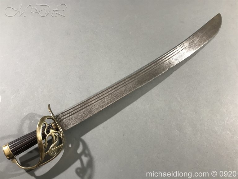 British Naval Officer’s Slotted Hilt Cutlass c 1800 – Michael D Long ...