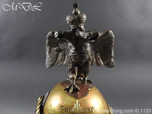 Imperial Russian Garde du Corps NCO Eagle Parade Helmet – Michael D ...