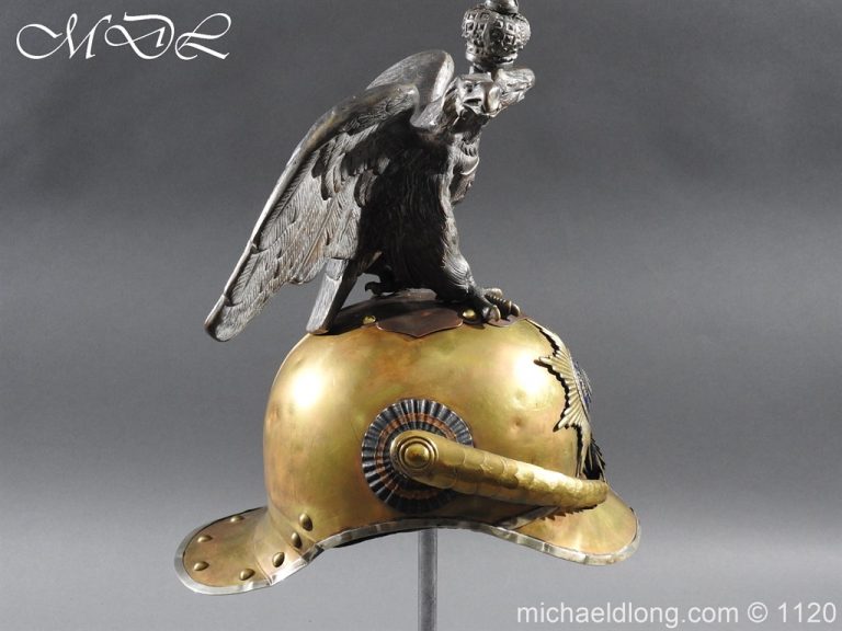 Imperial Russian Garde du Corps NCO Eagle Parade Helmet – Michael D ...