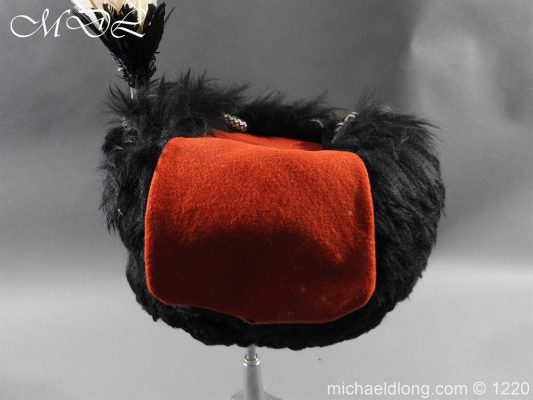 Imperial German M1883 Officer’s Busby of the 17th Brunswick Hussars ...