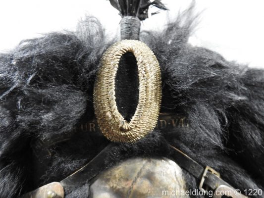 Imperial German M1883 Officer’s Busby of the 17th Brunswick Hussars ...