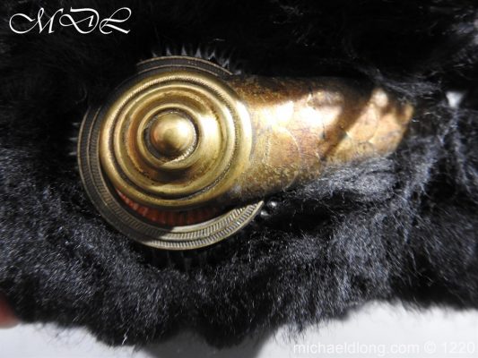 Imperial German M1883 Officer’s Busby of the 17th Brunswick Hussars ...