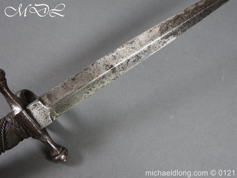 Left Handed Dagger – Main Gauche c1700 – Michael D Long Ltd | Antique ...