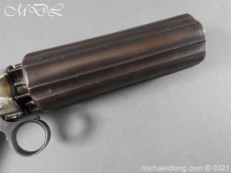 Percussion Pepperbox by Reilly of London – Michael D Long Ltd | Antique ...