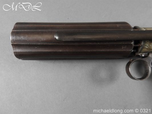 Percussion Pepperbox by Reilly of London – Michael D Long Ltd | Antique ...