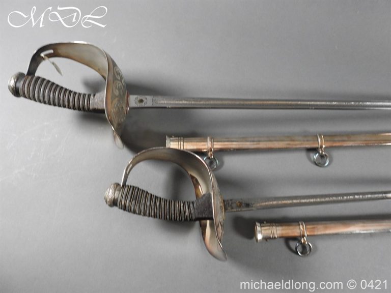1912 Pattern Cavalry Officers Swords Made for the Sons of the Maharaja ...