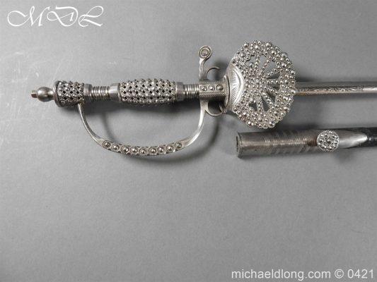 British Cut Steel Small Sword – Michael D Long Ltd | Antique Arms & Armour