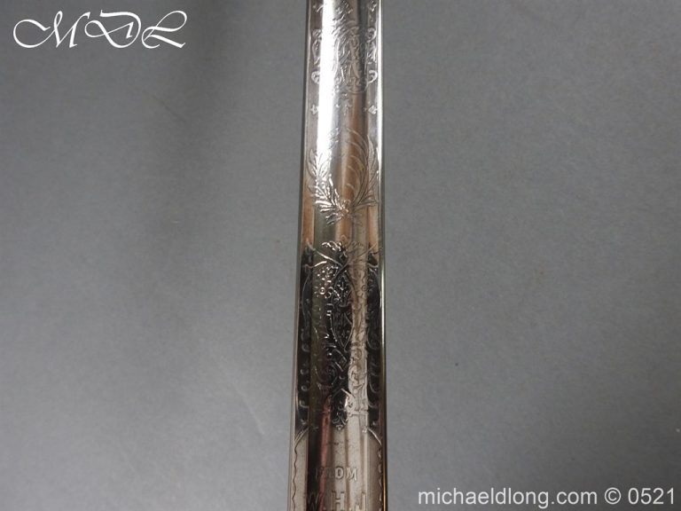 Victorian Infantry Officer’s Presentation Sword – Michael D Long Ltd ...