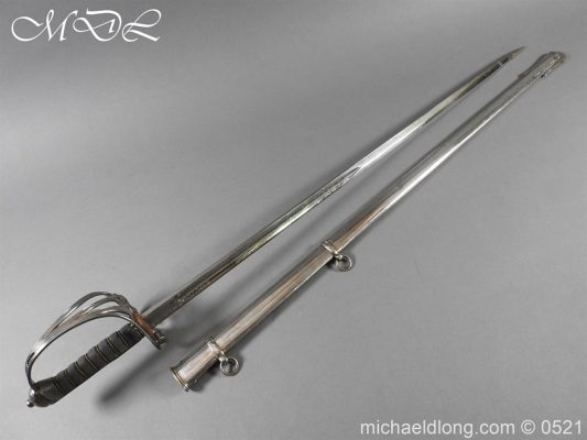Victorian Surrey Rifles Presentation Officer’s Sword – Michael D Long ...