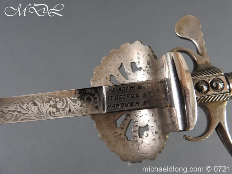 Edwardian British Cut Steel Small Sword – Michael D Long Ltd | Antique ...