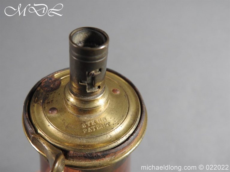 Sykes Patent Powder Flask – Michael D Long Ltd | Antique Arms & Armour