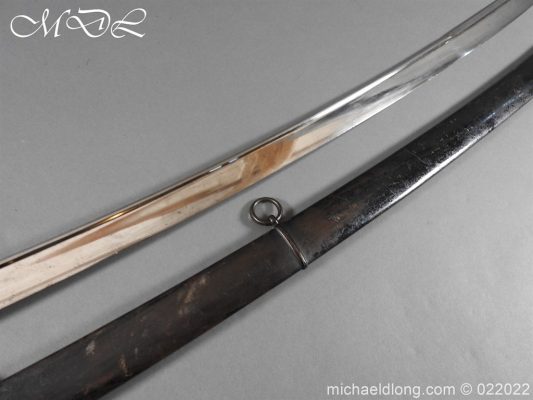 British Officer’s 1796 Light Cavalry Pipe back Sword – Michael D Long ...