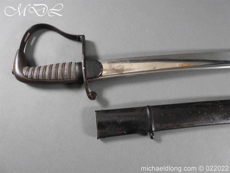 British Officer’s 1796 Light Cavalry Pipe back Sword – Michael D Long ...