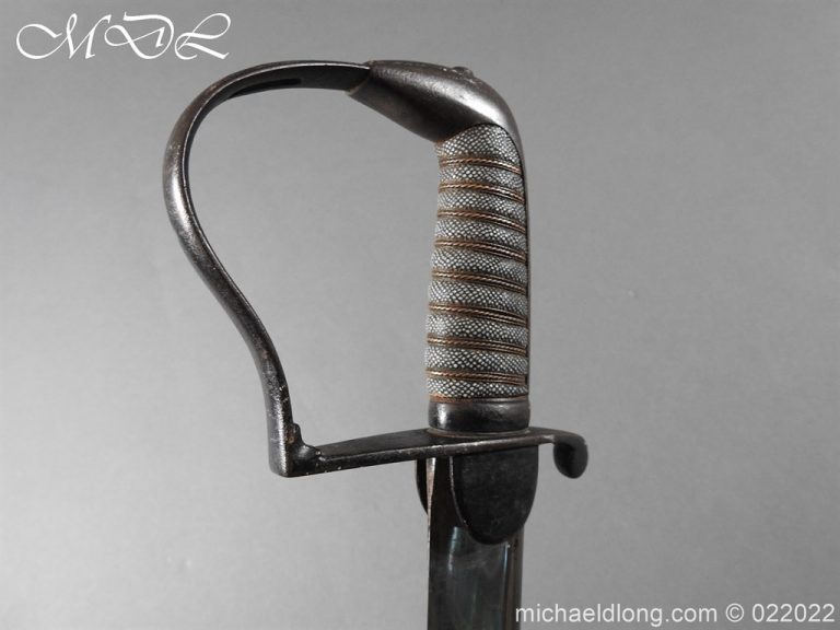 British Officer’s 1796 Light Cavalry Pipe back Sword – Michael D Long ...
