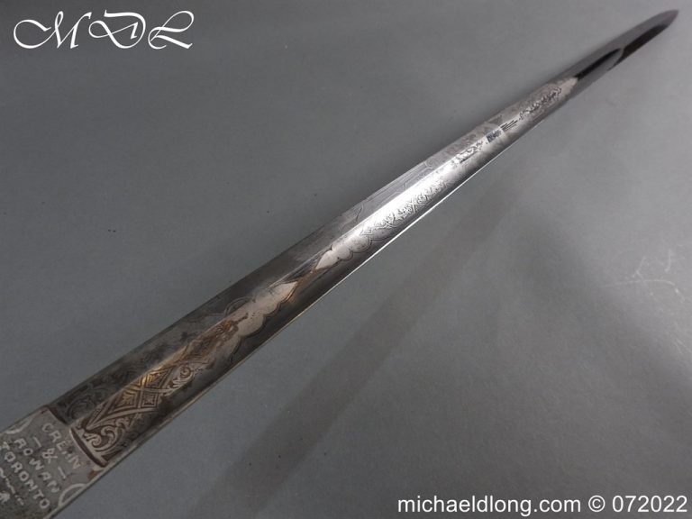 Canadian Victorian Officer’s Sword – Michael D Long Ltd | Antique Arms ...