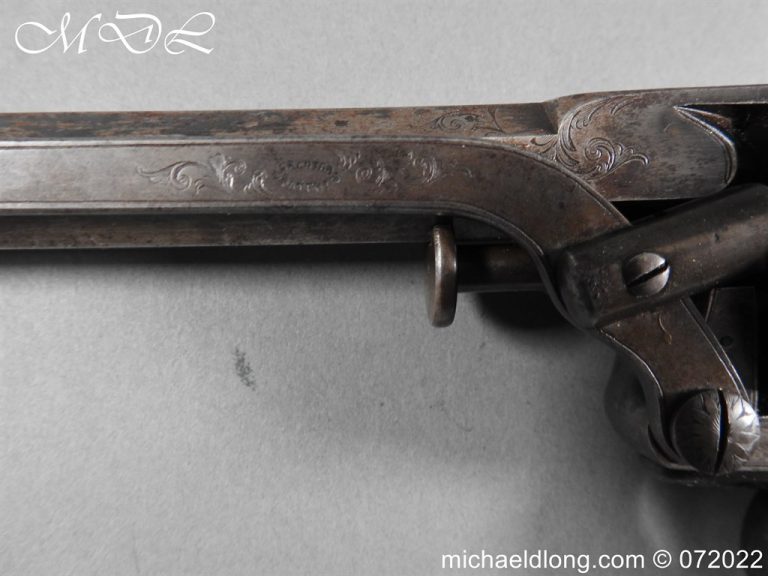 Cased Double Trigger Tranter Patent Revolver Retailed by A Clayton ...