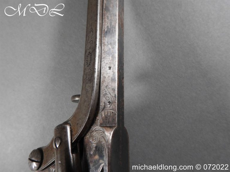 Cased Double Trigger Tranter Patent Revolver Retailed by A Clayton ...