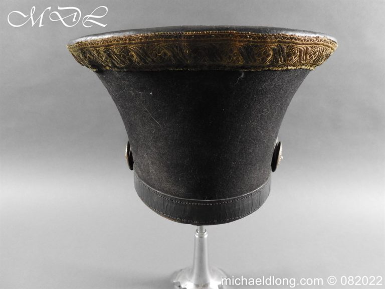 Officer’s Bell Top Shako – Michael D Long Ltd | Antique Arms & Armour
