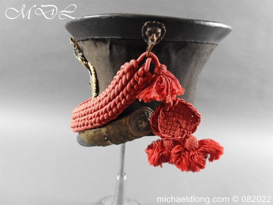 Continental Officer’s Bell Top Artillery Shako – Michael D Long Ltd ...