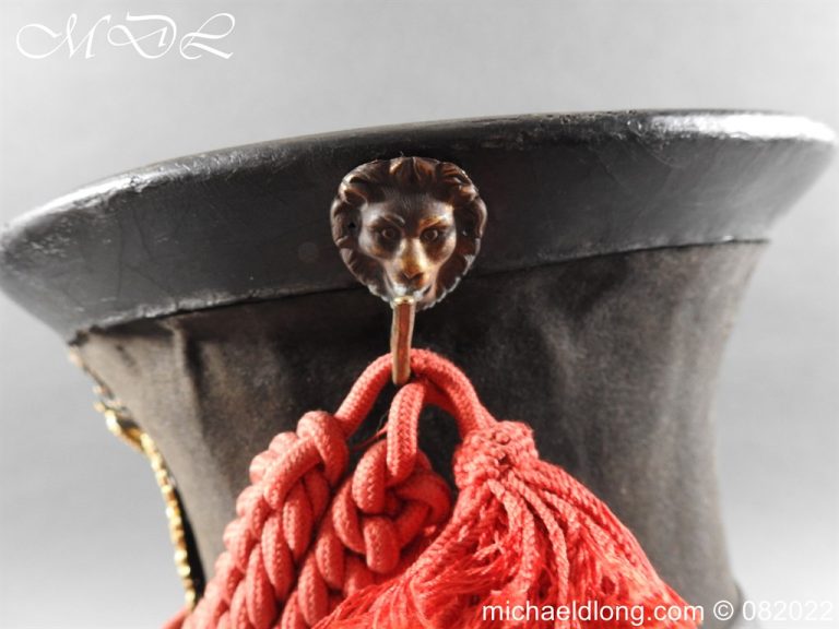 Continental Officer’s Bell Top Artillery Shako – Michael D Long Ltd ...