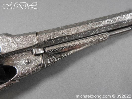 Engraved Remington New Model Percussion Revolver – Michael D Long Ltd ...
