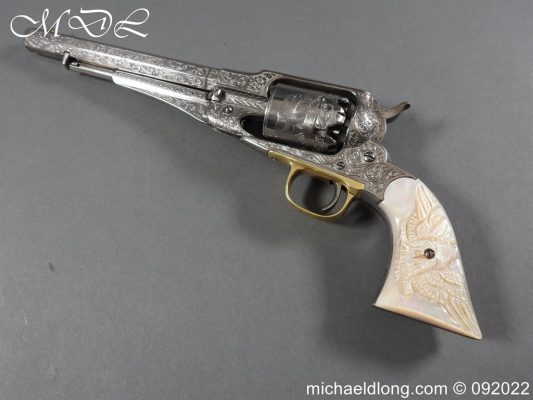 Engraved Remington New Model Percussion Revolver – Michael D Long Ltd ...