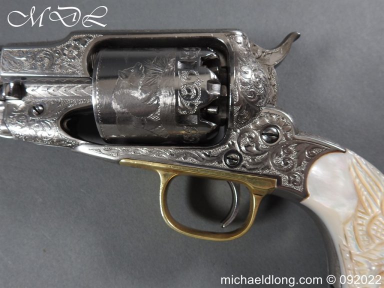 Engraved Remington New Model Percussion Revolver – Michael D Long Ltd ...