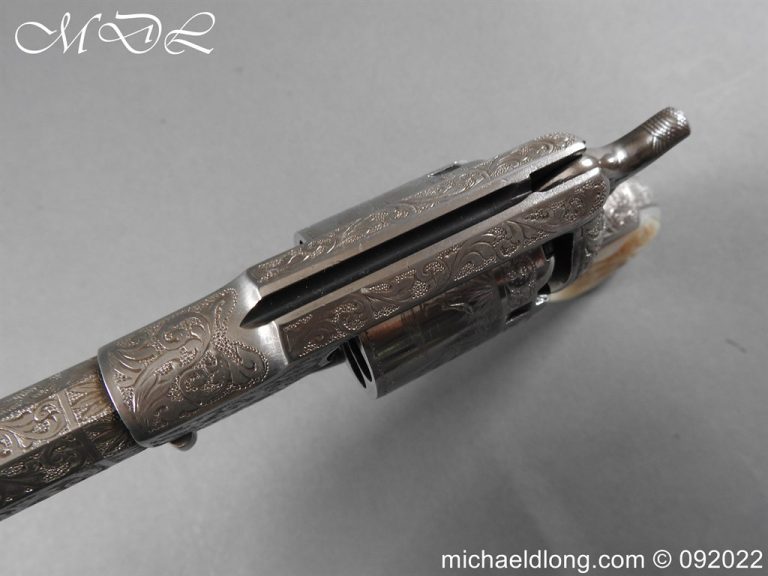 Engraved Remington New Model Percussion Revolver – Michael D Long Ltd ...